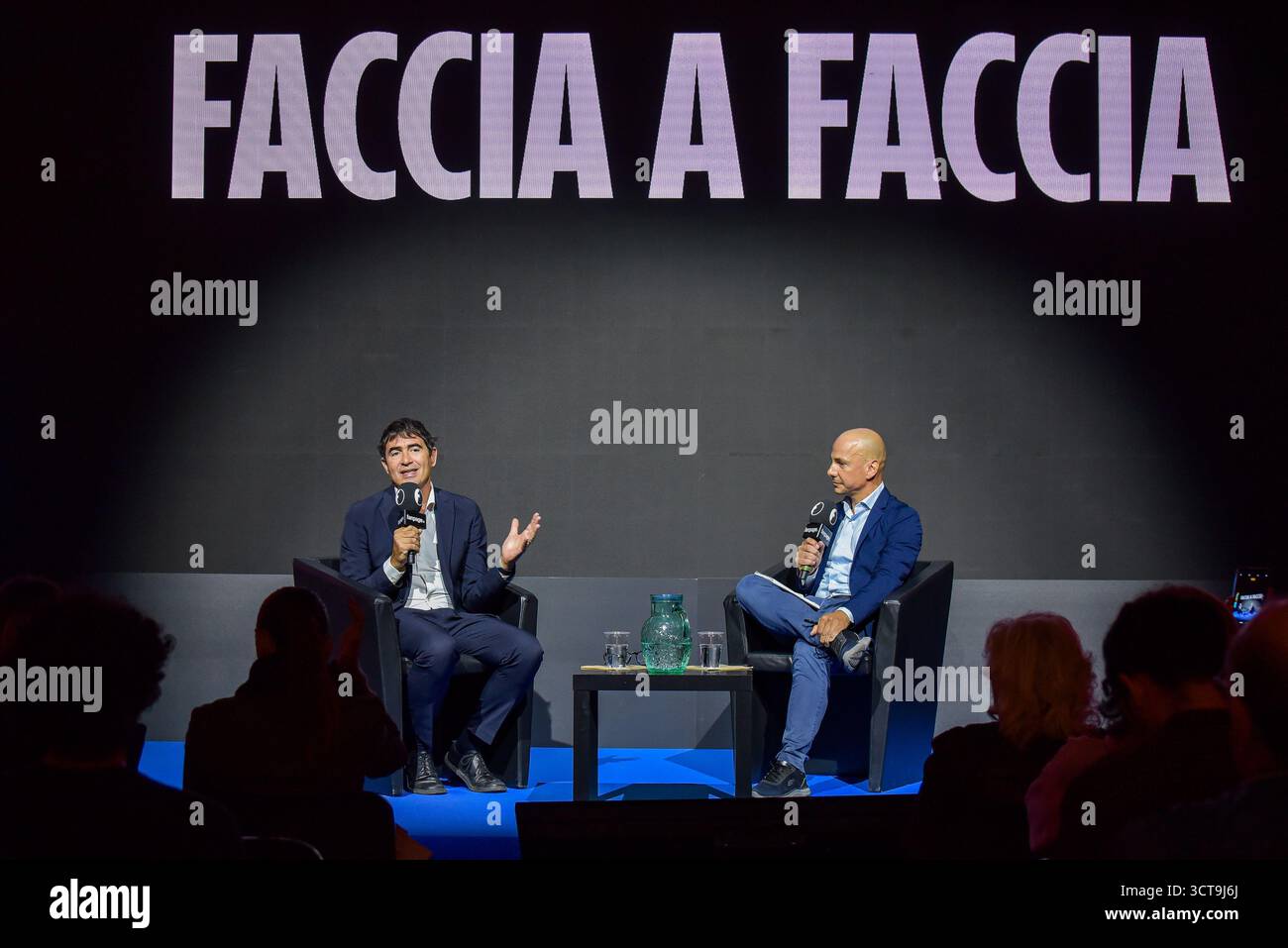 Nicola Fratoianni (L), Secretary of Sinistra Italiana and Leader of AVS ...