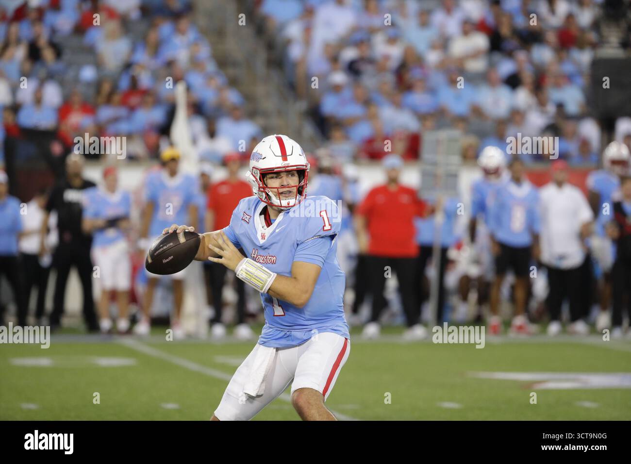 Houston quarterback Conner Weigman during an NCAA football game against ...