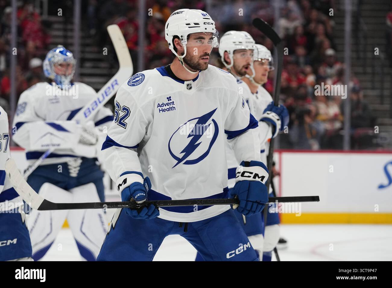 Tampa Bay Lightning Center Jack Finley 62 Stands On The Ice During tampa-bay-lightning-center-jack-finley-62-stands-on-the-ice-during