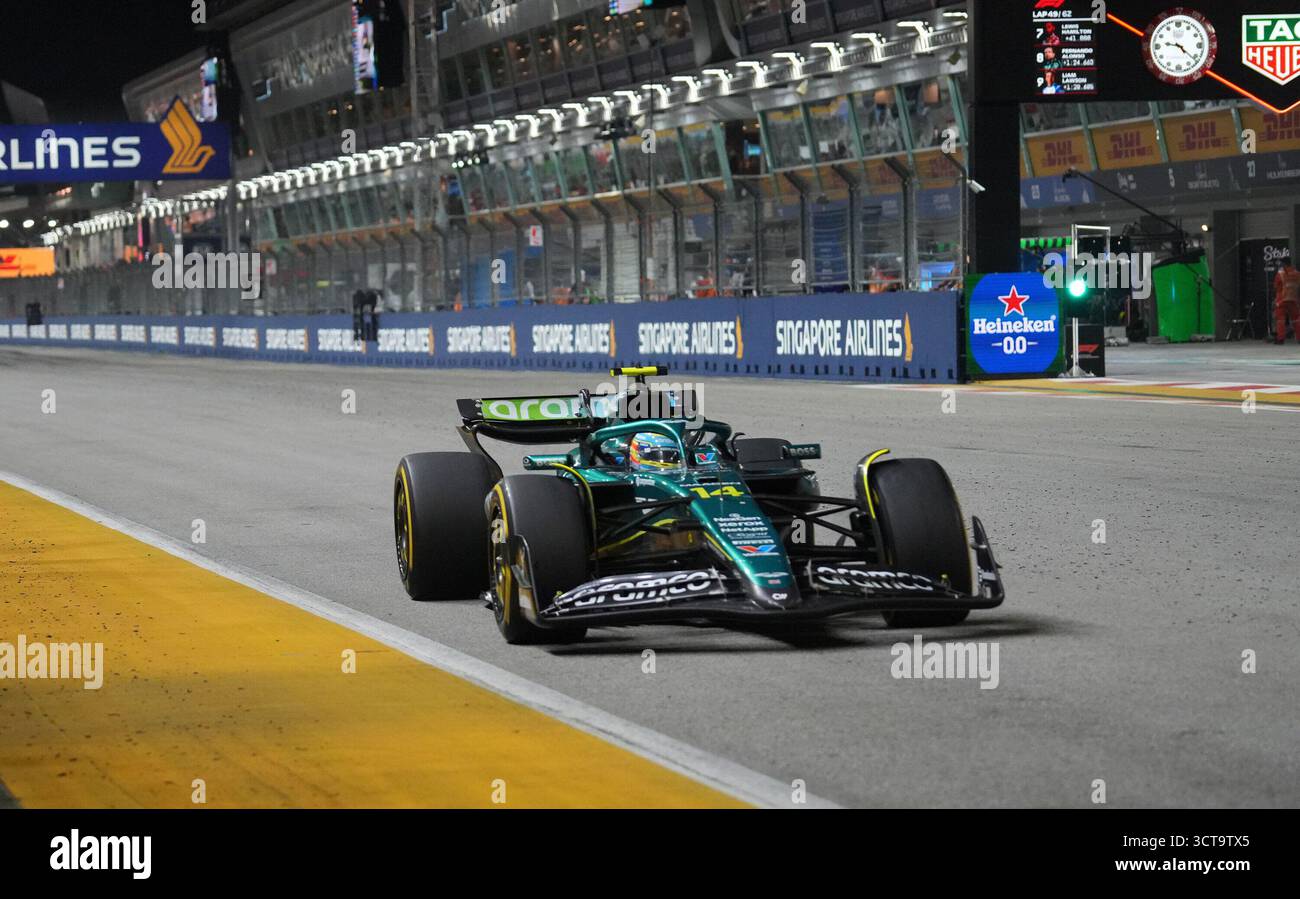 October 5th, 2025, Marina Bay Street Circuit, Singapore, FORMULA 1 ...