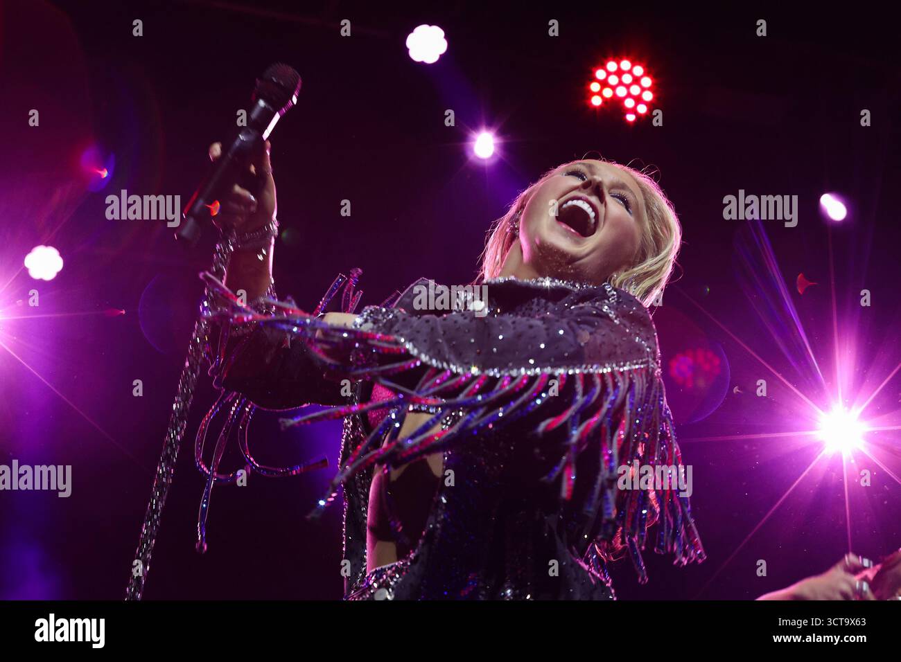 London, UK. Sunday October 5, 2025. JoJo Siwa performs at the O2 Forum ...