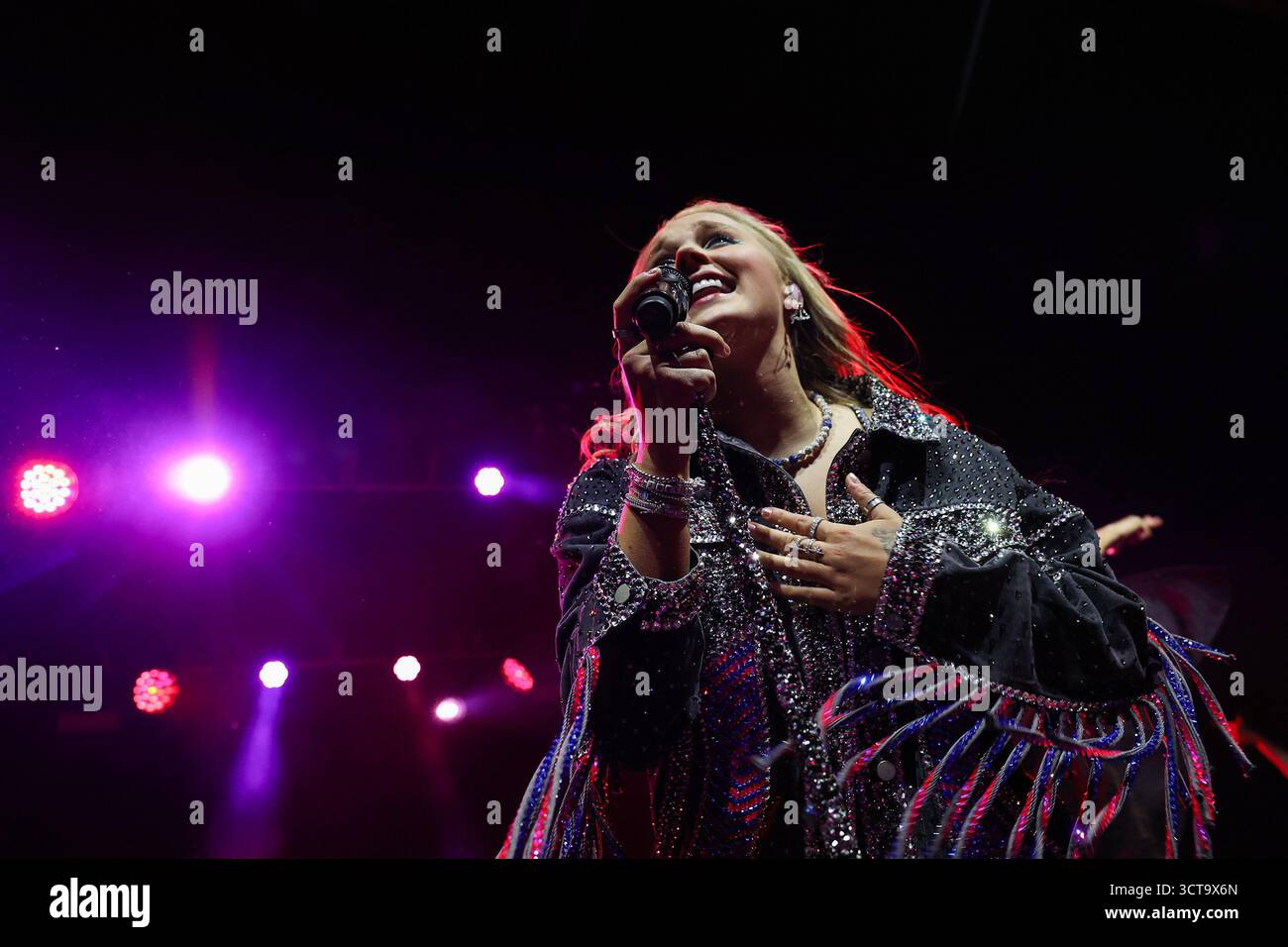 London, UK. Sunday October 5, 2025. JoJo Siwa performs at the O2 Forum ...