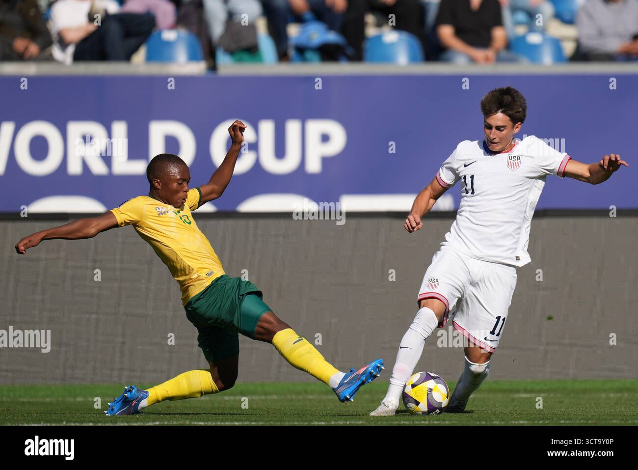 United States' Luke Brennan, right, and South Africa's Lazola Maku ...