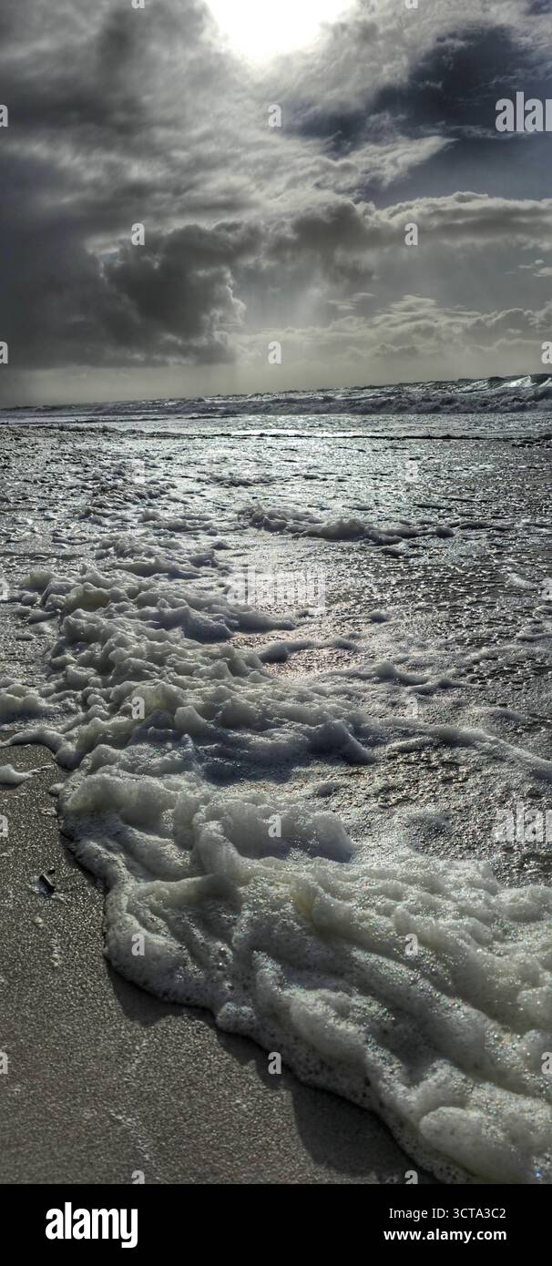Sturmflut auf Sylt 05.10.25: Sturmflut auf der Nordseeinsel Sylt ...