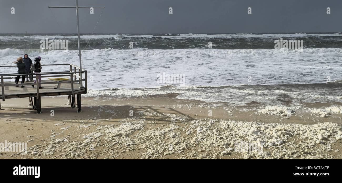 Sturmflut auf Sylt 05.10.25: Sturmflut auf der Nordseeinsel Sylt ...