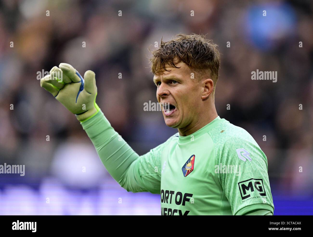 ALKMAAR - Telstar goalkeeper Ronald Koeman Jr. during the Dutch ...