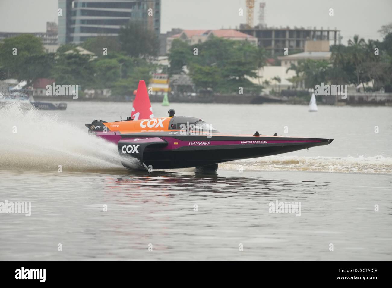 Team Rafa, competes during the E1 powerboat Grand Prix Championship ...