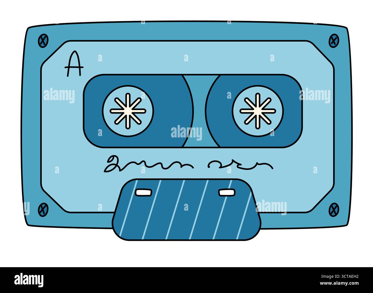 Girl cassette tape Stock Vector Images - Alamy
