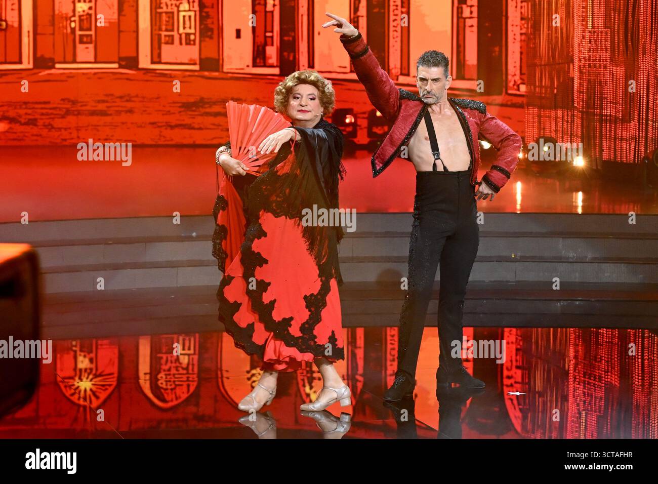 Rome: Rai Auditorium at the Foro Italico. Broadcast of Dancing with the ...