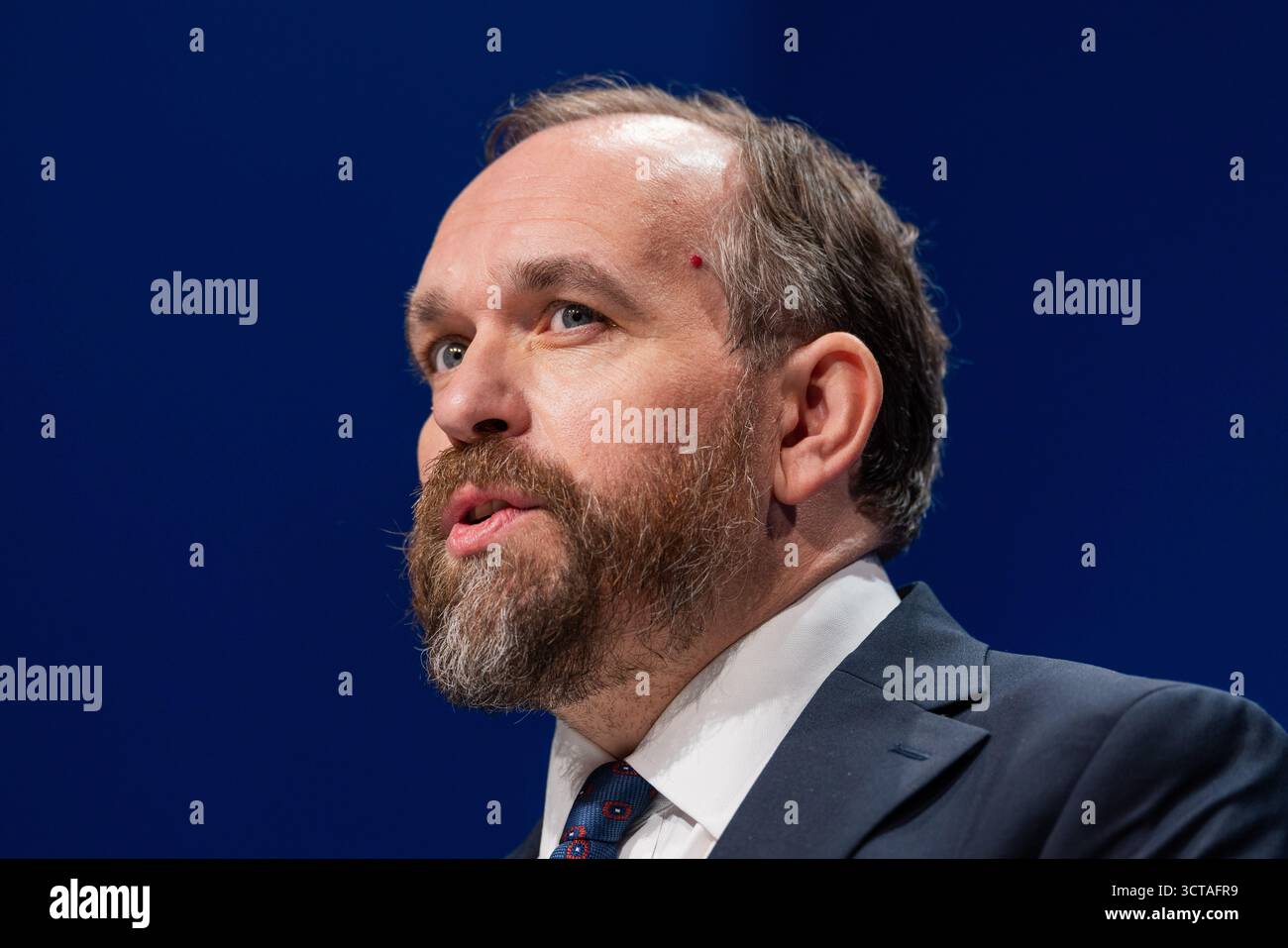 Manchester, UK. 05 OCT, 2025. Stewart Harper, President of the National ...