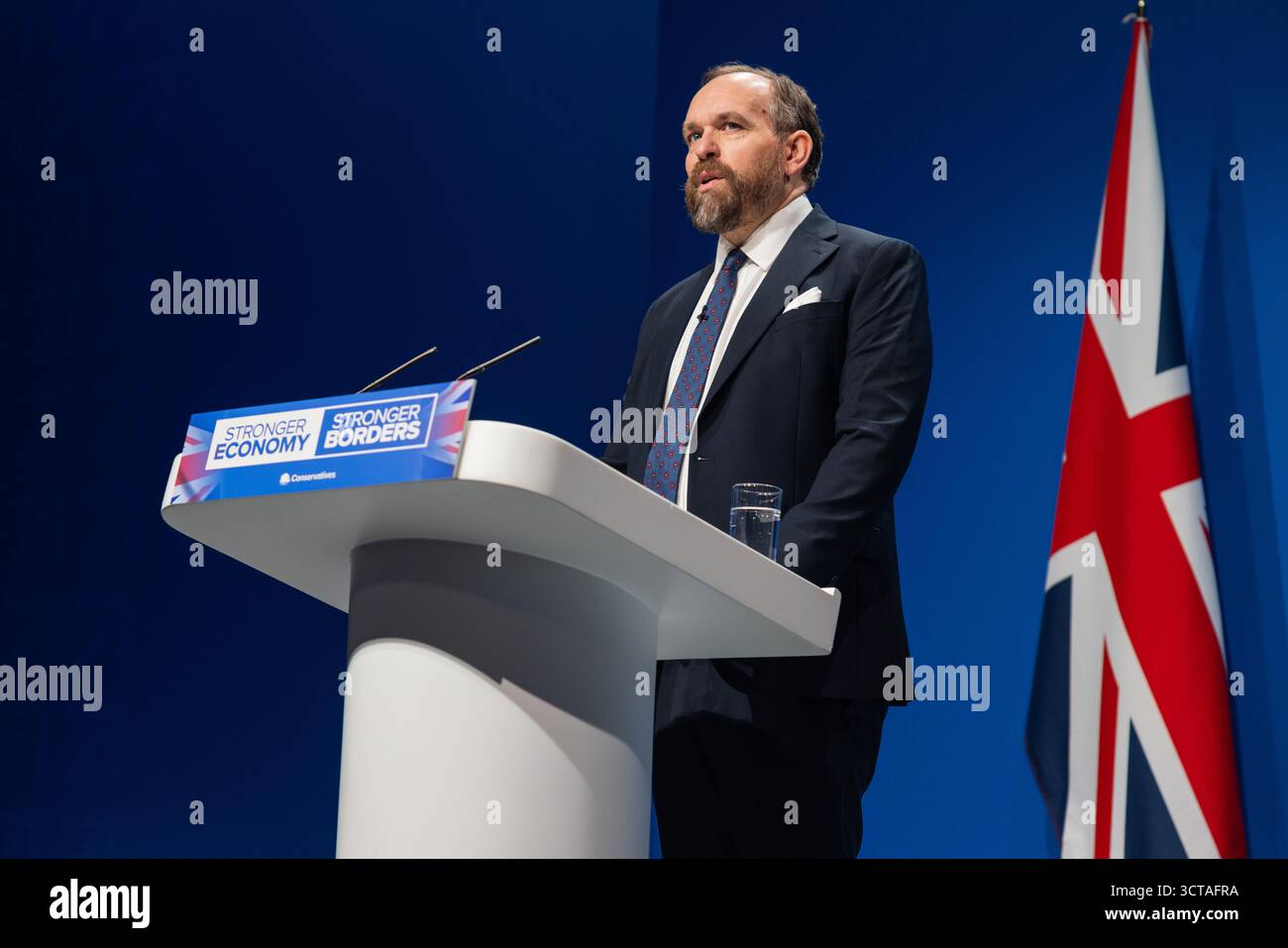 Manchester, UK. 05 OCT, 2025. Stewart Harper, President of the National ...