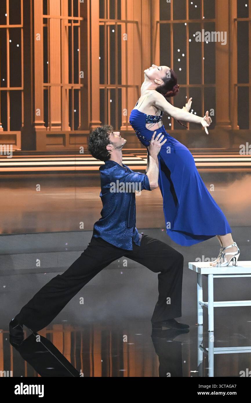 Rome: Rai Auditorium at the Foro Italico. Broadcast of "Dancing with ...