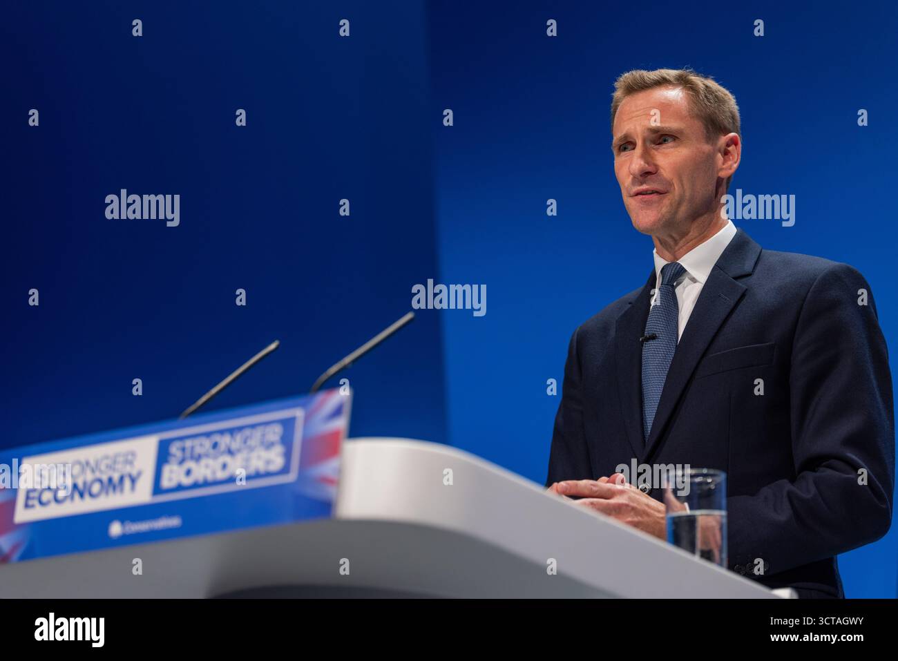 Manchester, UK. 05 OCT, 2025. Chris Philp, Shadow Home Secretary and MP ...