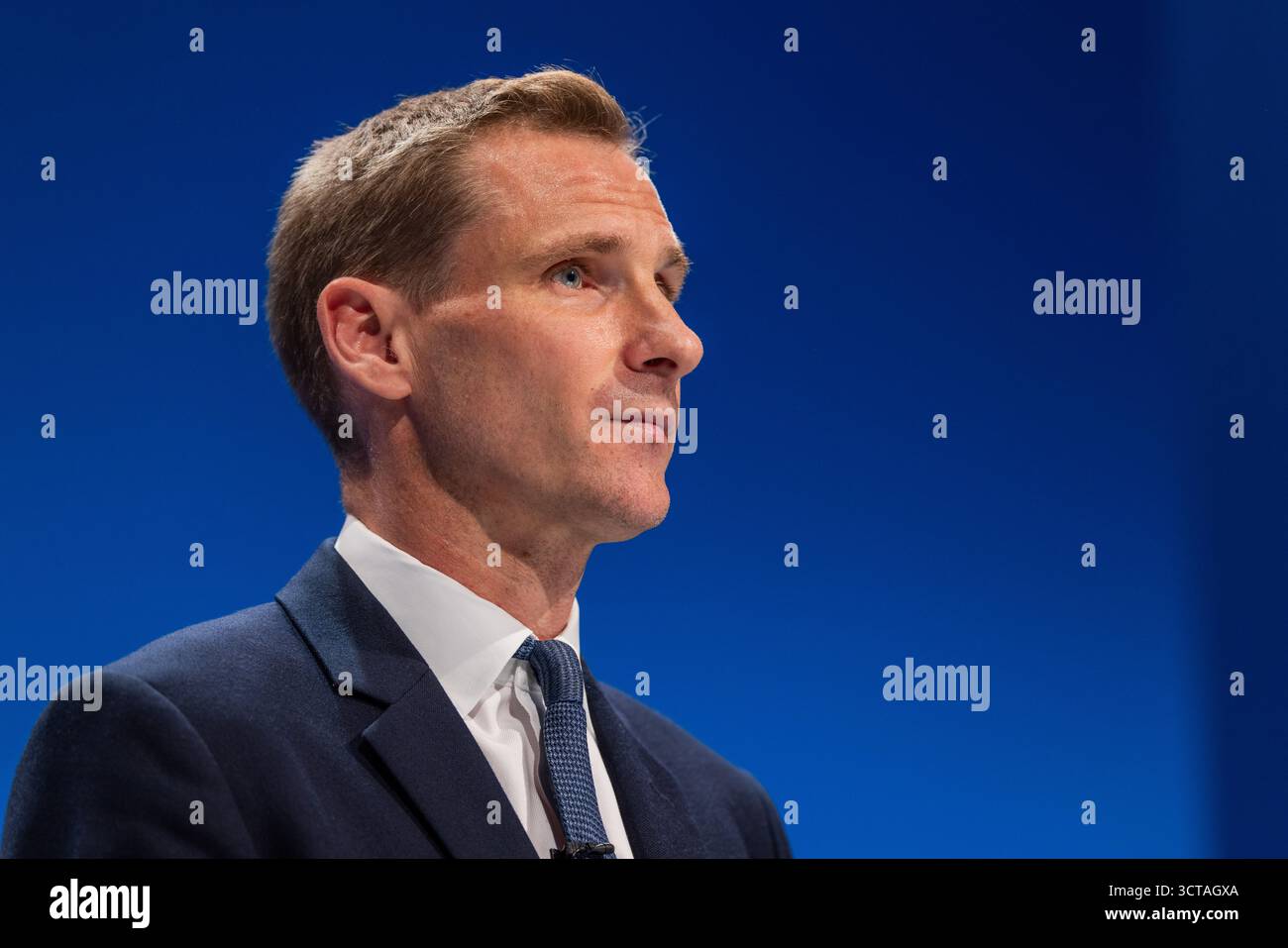 Manchester, UK. 05 OCT, 2025. Chris Philp, Shadow Home Secretary and MP ...