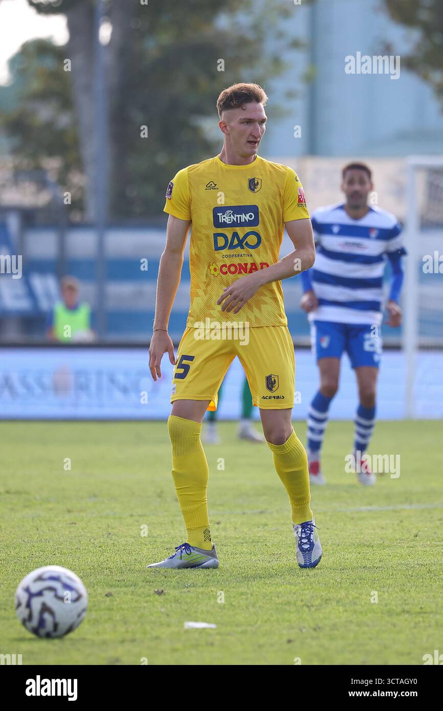 Amer Mehic during Pro Patria vs AC Trento, Italian football Serie C ...