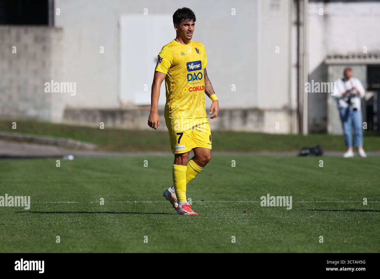Christian Capone during Pro Patria vs AC Trento, Italian football Serie ...