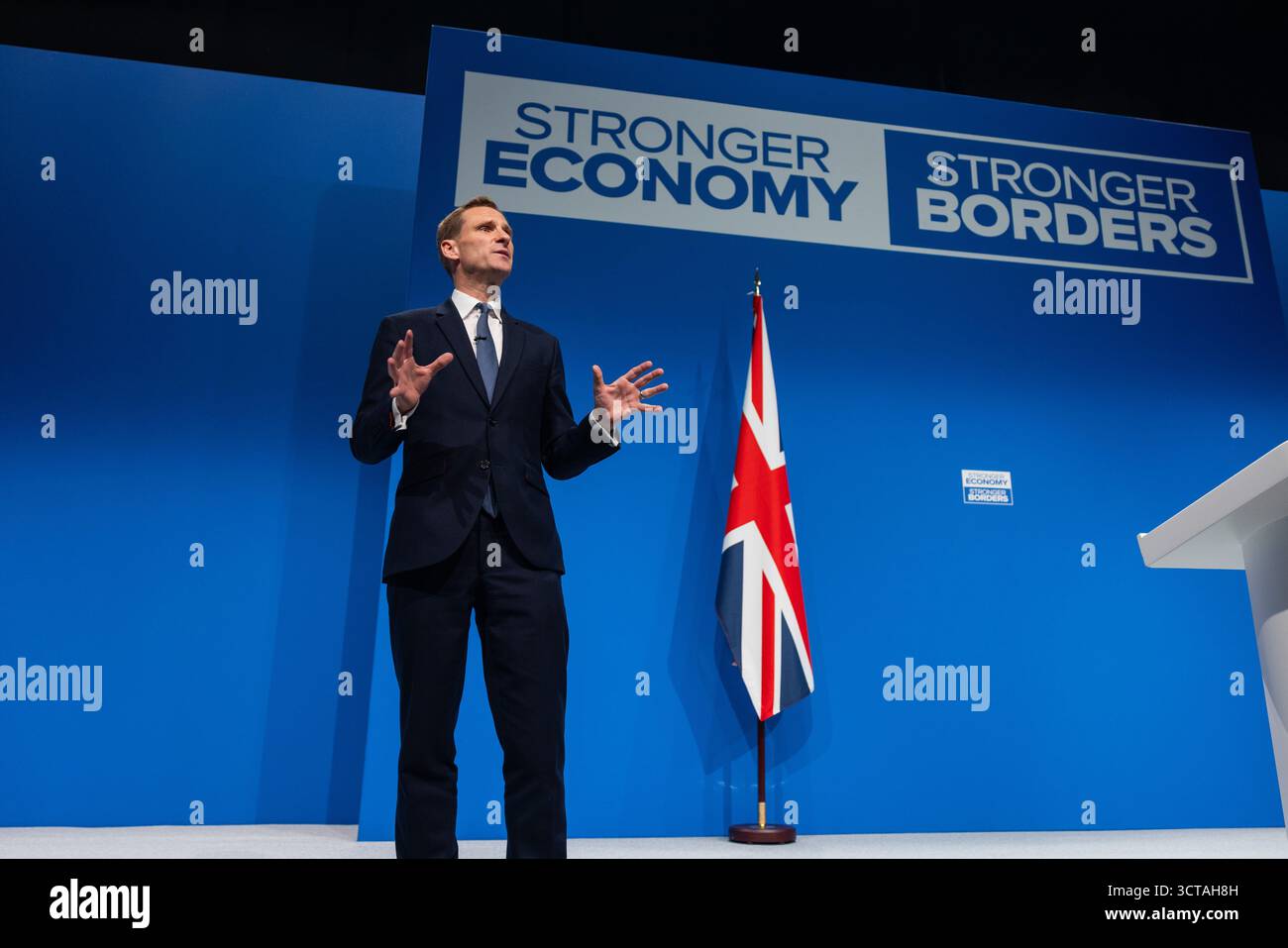 Manchester, UK. 05 OCT, 2025. Chris Philp, Shadow Home Secretary and MP ...
