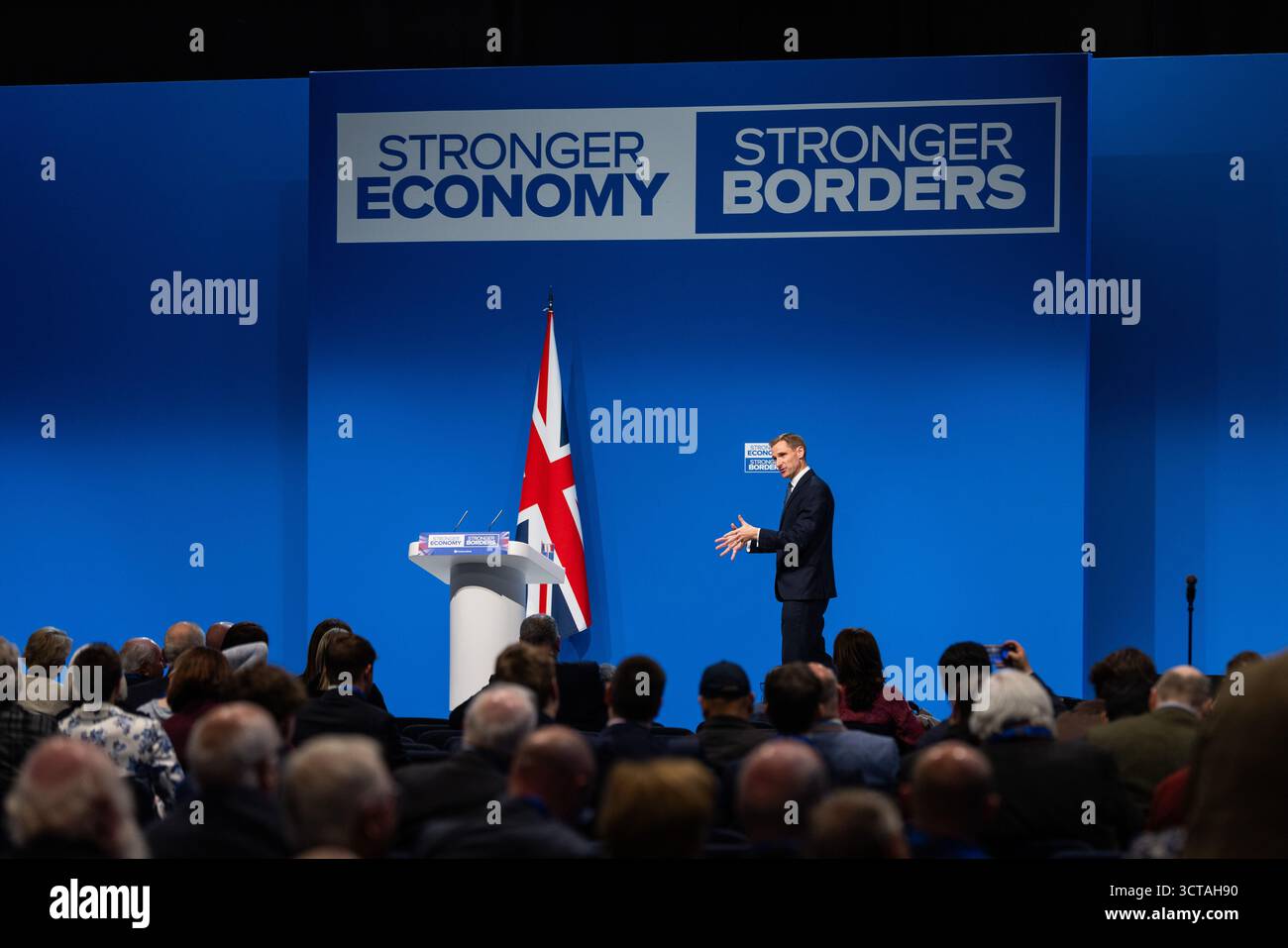 Manchester, UK. 05 OCT, 2025. Chris Philp, Shadow Home Secretary and MP ...