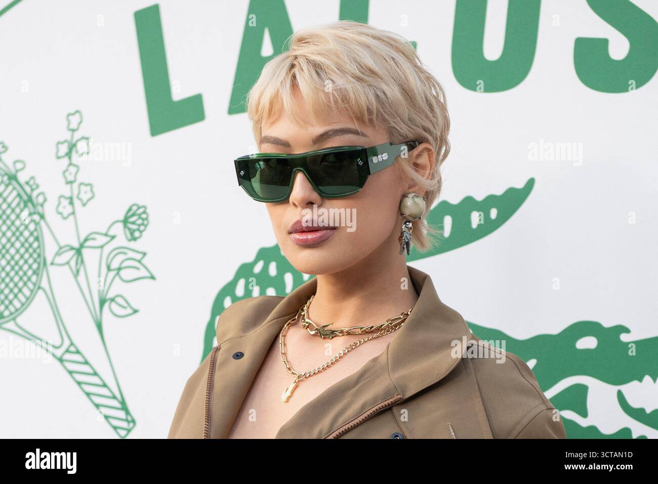 Michelle Dee attending the Lacoste Womenswear Spring/Summer 2026 show ...