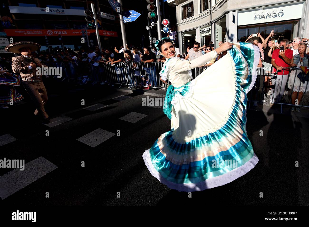 Madrid, Kingdom of Spain; 10/05/2025 - Great Cavalcade of Hispanic ...