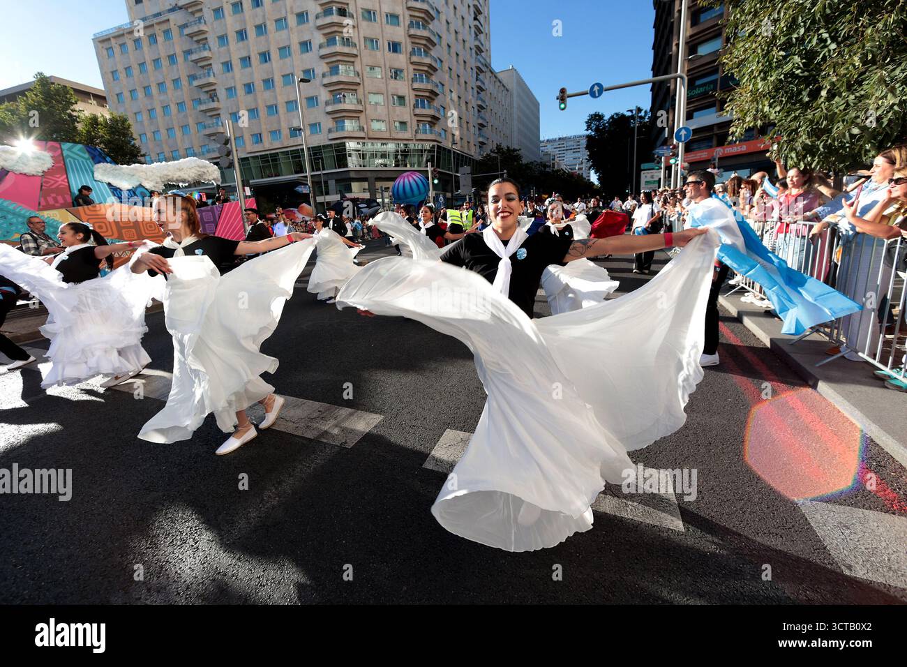 Madrid, Kingdom of Spain; 10/05/2025 - Great Cavalcade of Hispanic ...