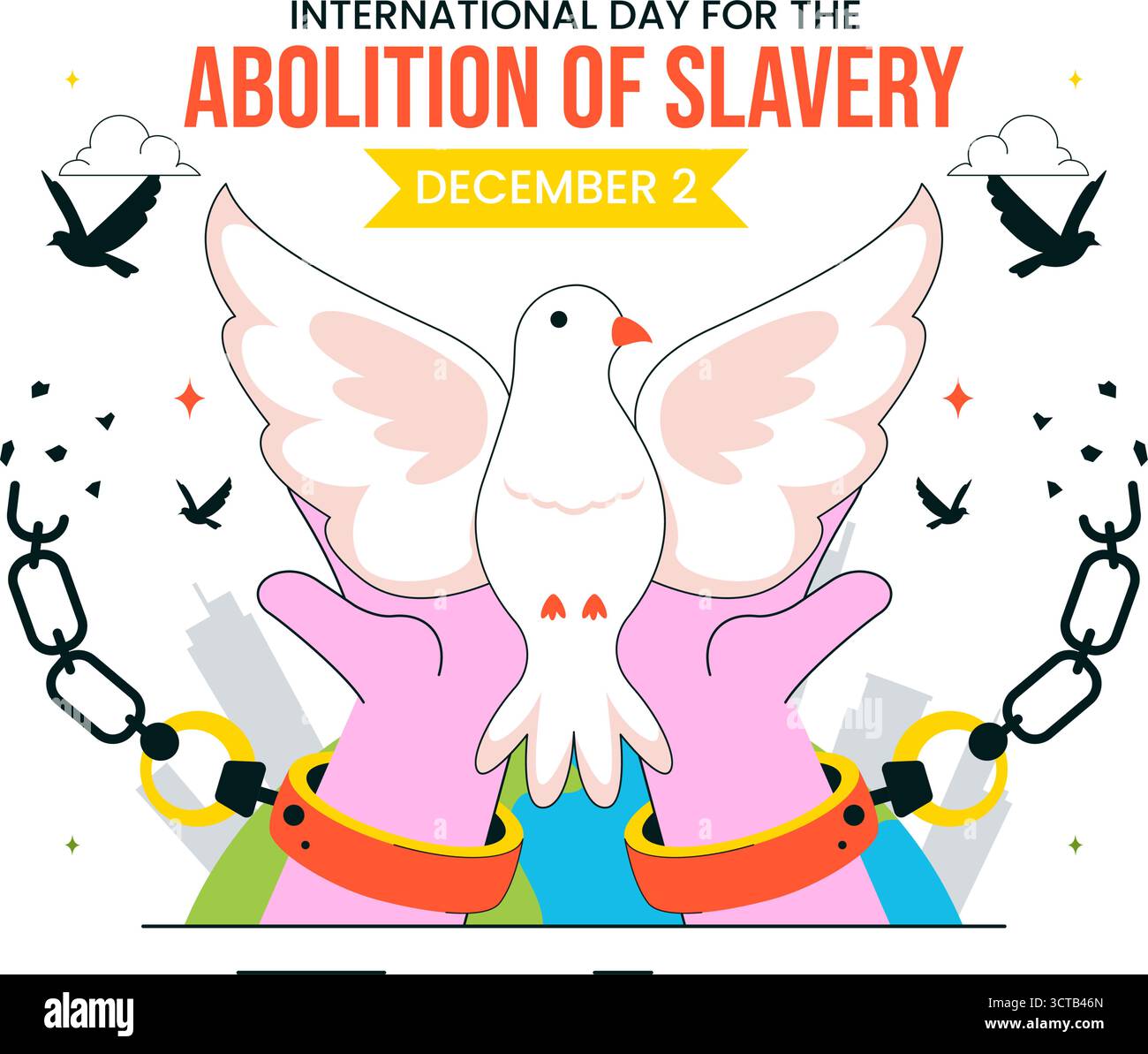 International Day for the Abolition of Slavery Illustration on December ...