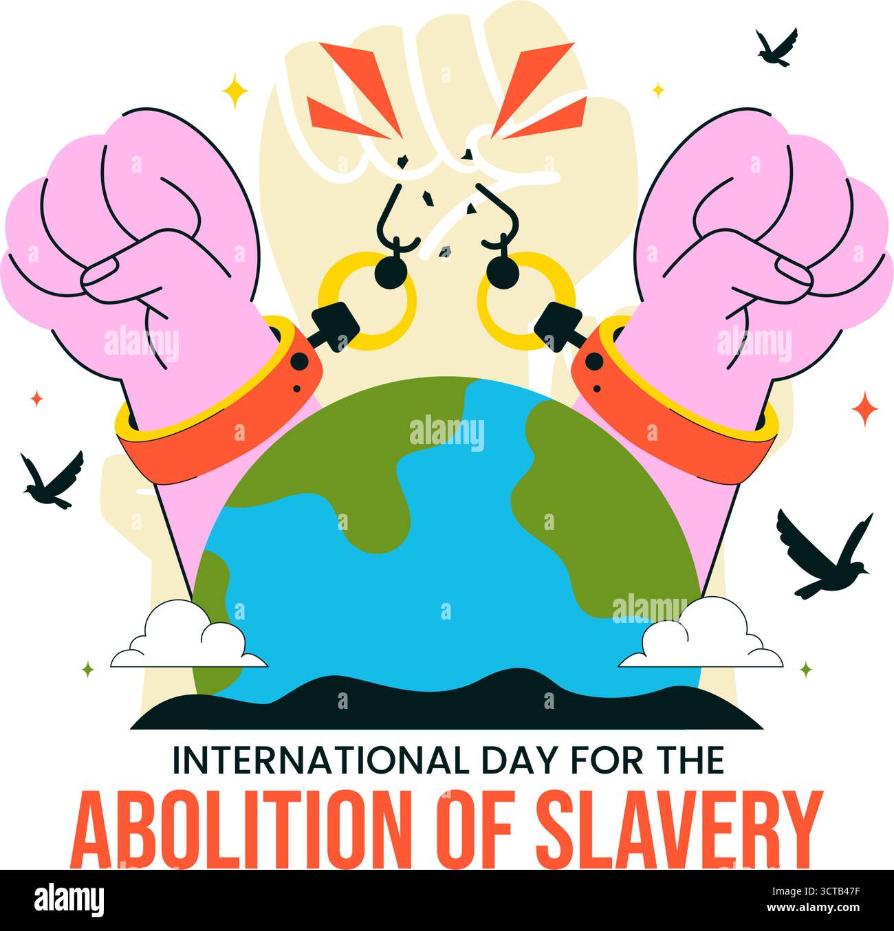 International Day for the Abolition of Slavery Illustration on December ...