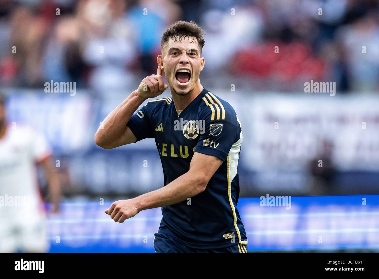Vancouver Whitecaps' Sebastian Berhalter celebrates his goal against ...