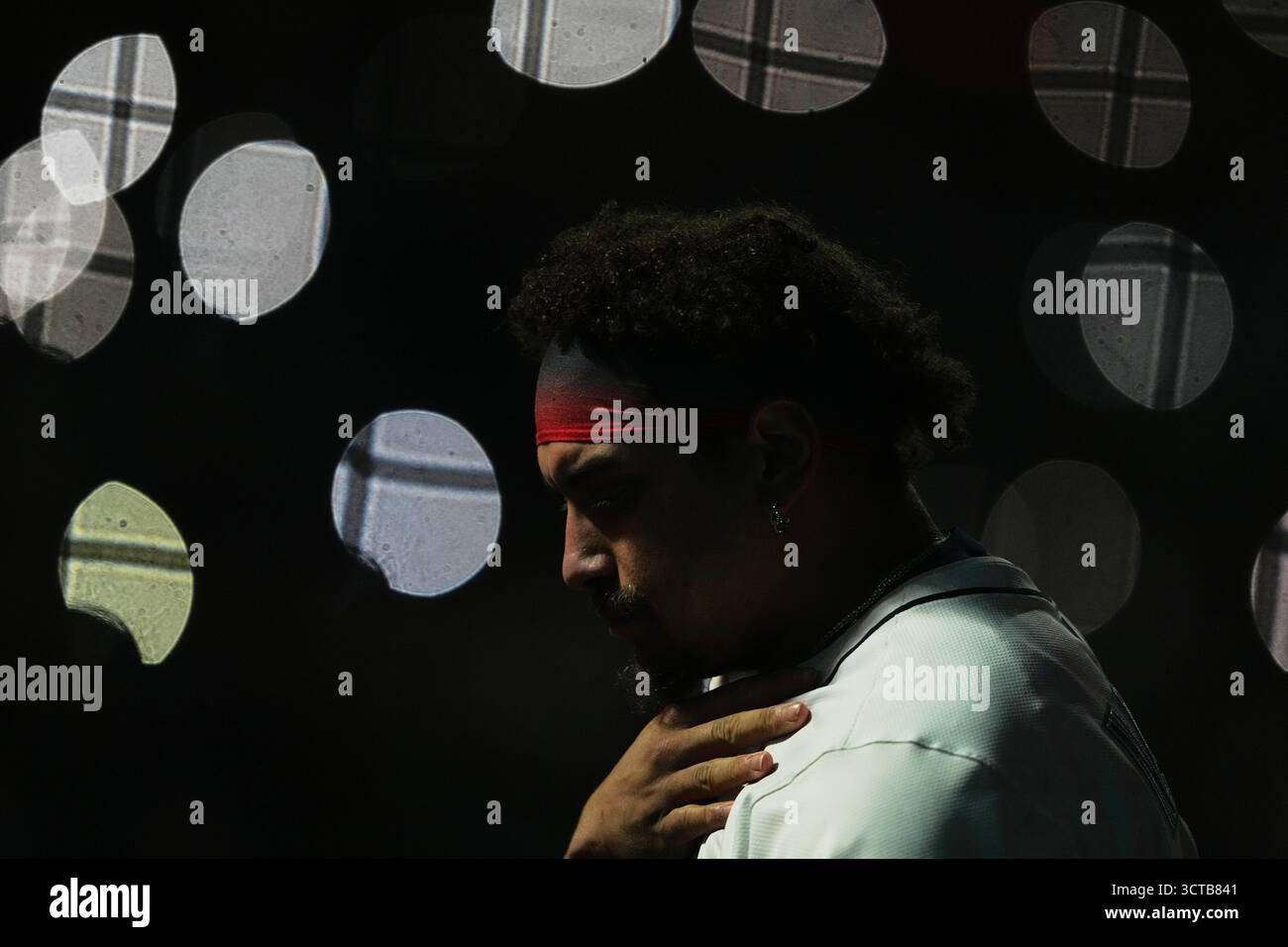 Seattle Mariners first baseman Josh Naylor walks on the field during ...