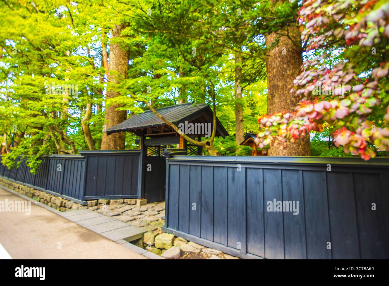 Autumn scenery of Kakunodate Samurai Residences in Akita Prefecture ...