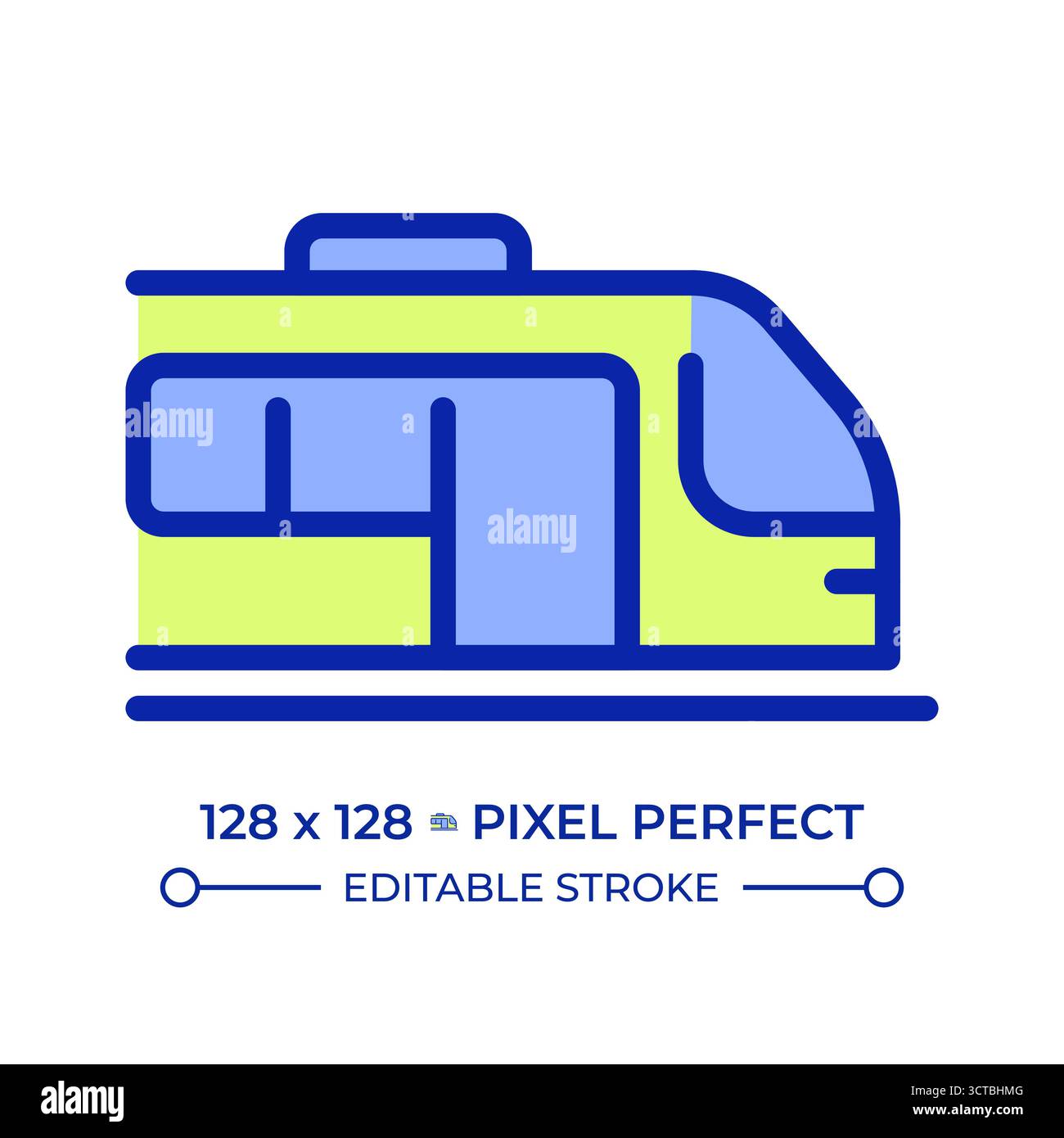 Intercity train line Stock Vector Images - Alamy