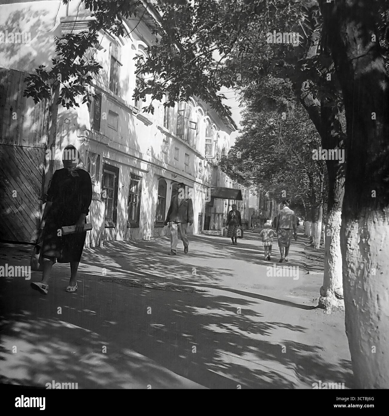 A nostalgic view of a historic section of Lenina Street (now ...