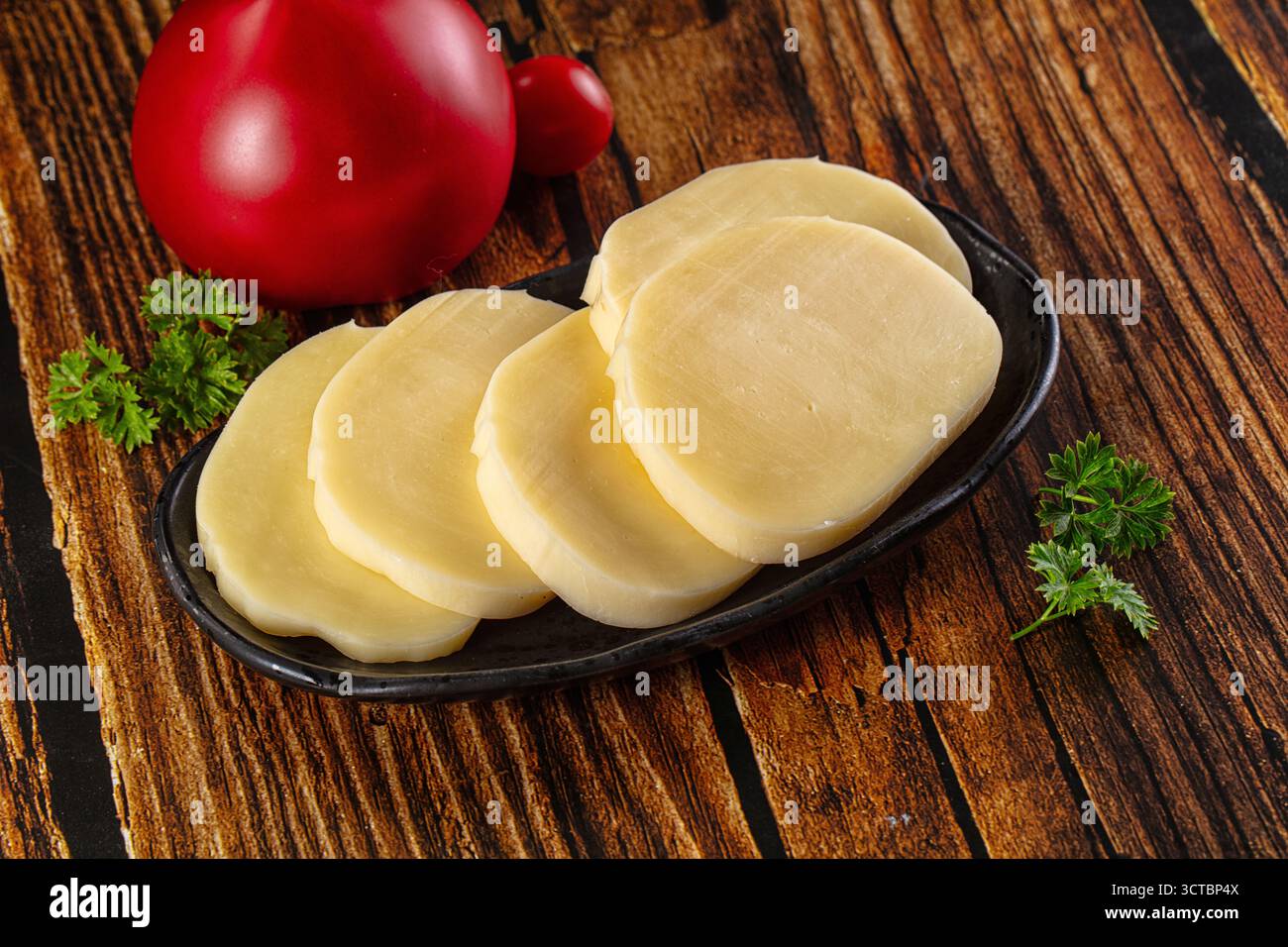 Sliced mozzarella cheese for snack or cooking Stock Photo - Alamy