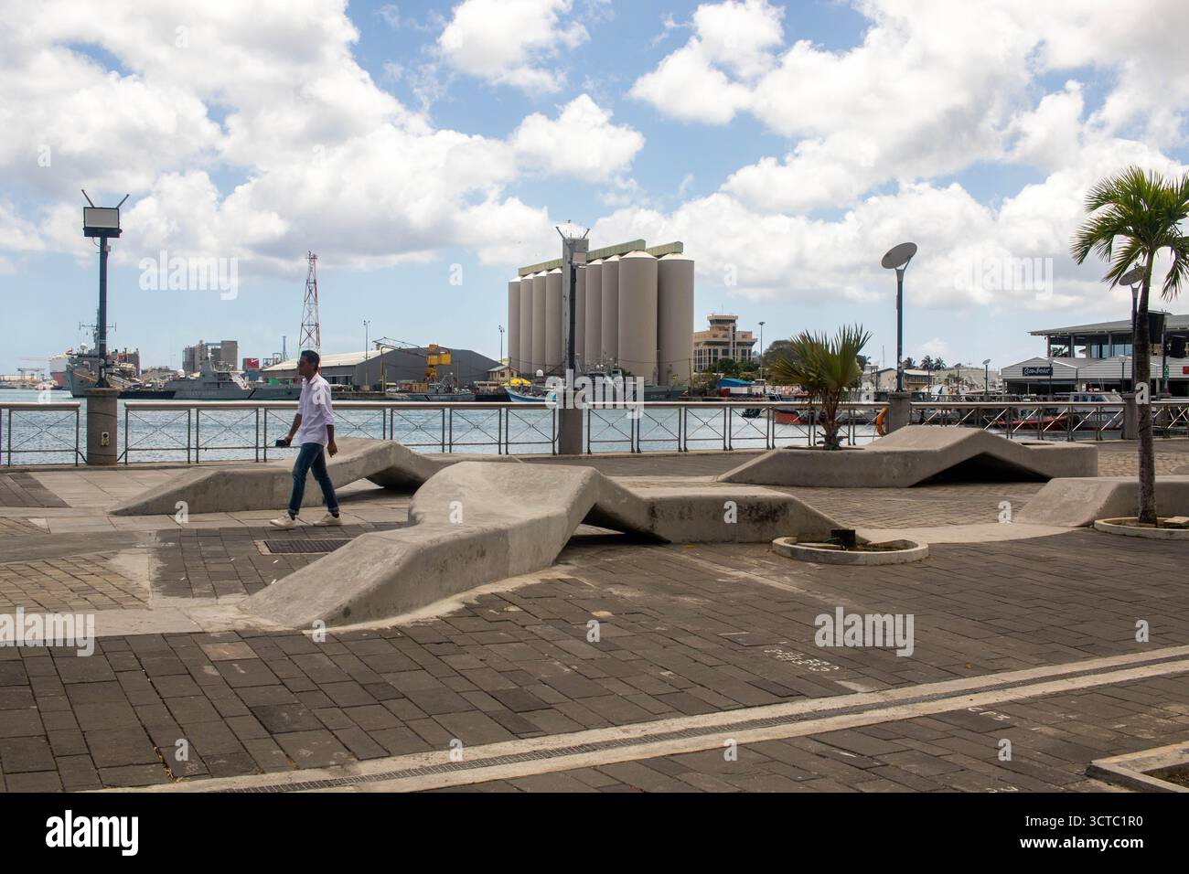 Port Louis was used as a harbour by the Dutch settlers from 1606 Stock ...