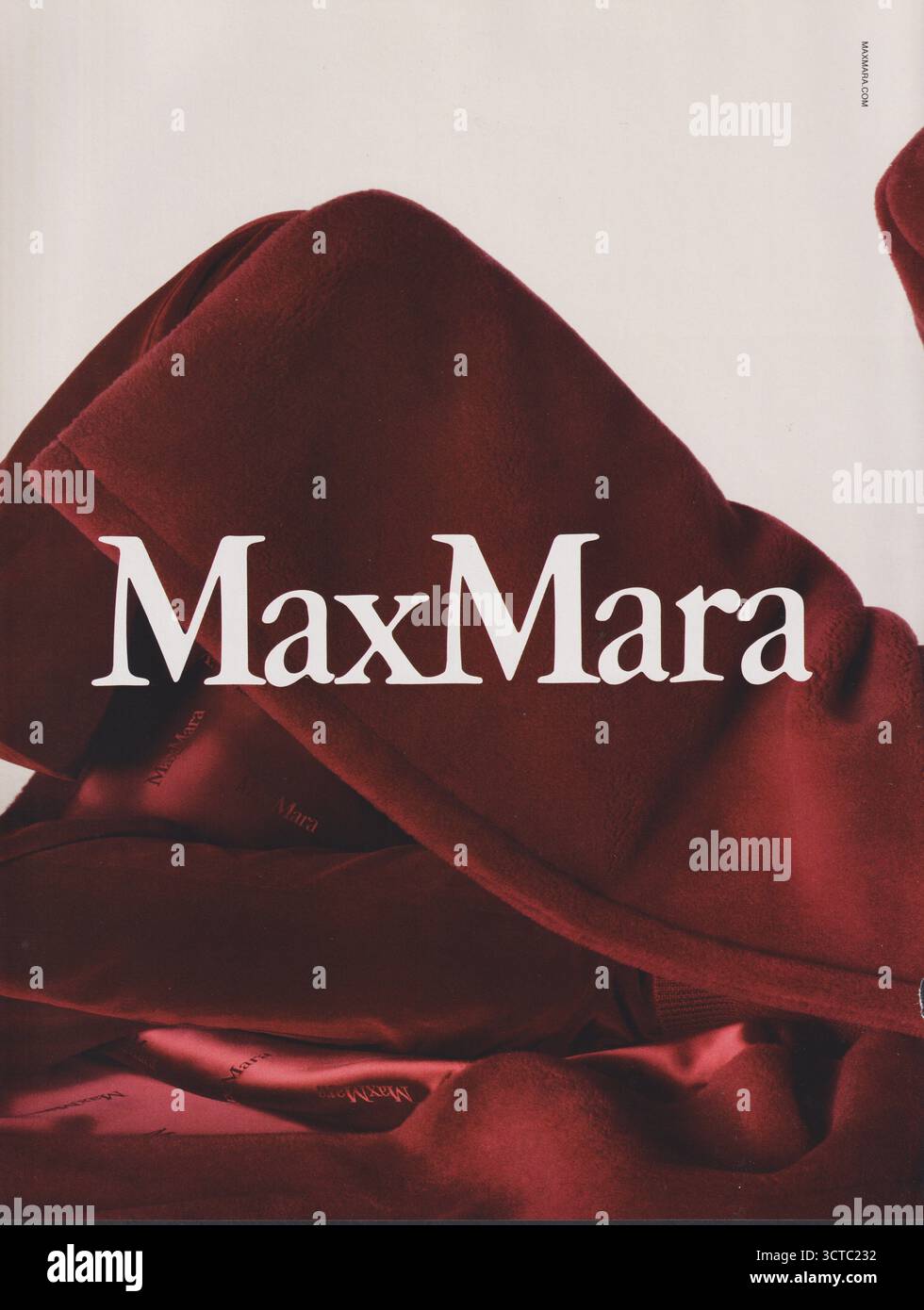 poster advertising Max Mara with Grace Elizabeth in paper magazine from ...