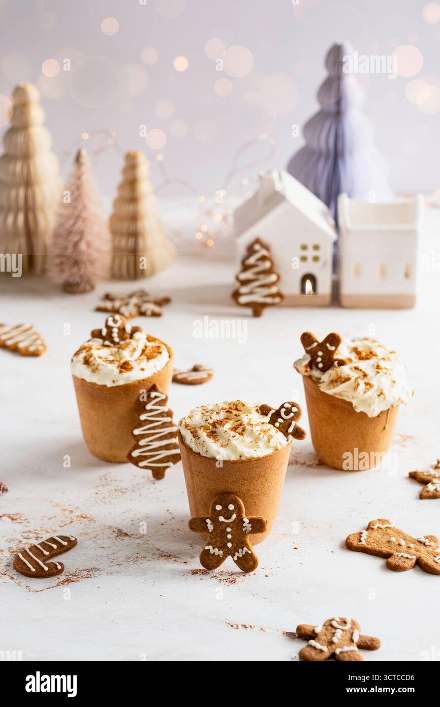 Festive edible dessert cups hi-res stock photography and images - Alamy