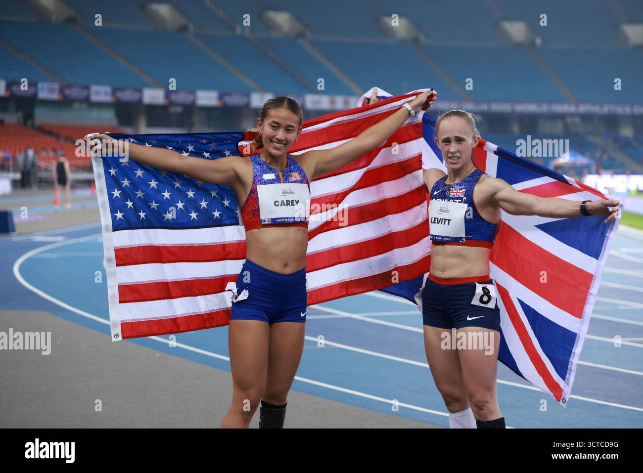 October 5, 2025, New Delhi, Delhi, India (IND: Annie CAREY of USA (Gold ...