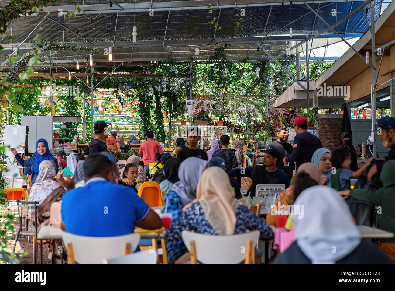Opah Strawberry restaurants welcoming tourists Stock Photo - Alamy