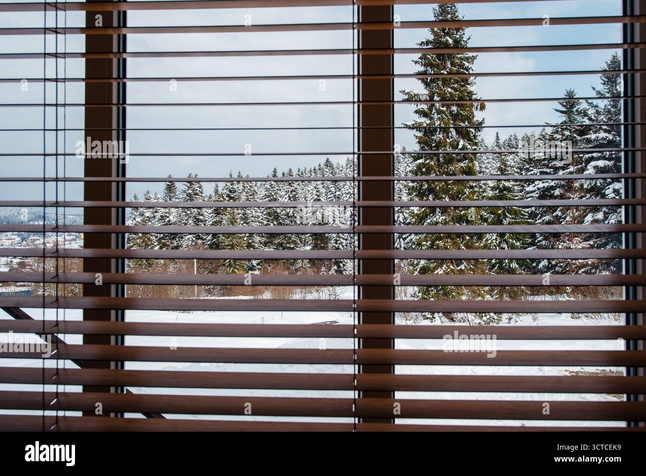 Building through blinds hi-res stock photography and images - Alamy