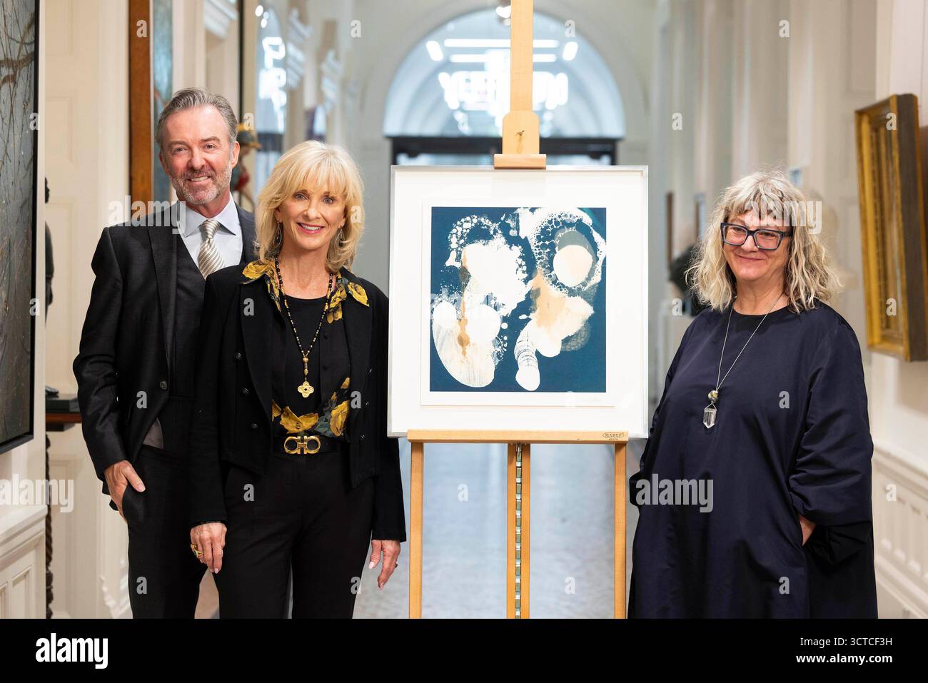 EDITORIAL USE ONLY (From left) Matthew Orr, Sybil Robson with Scottish ...
