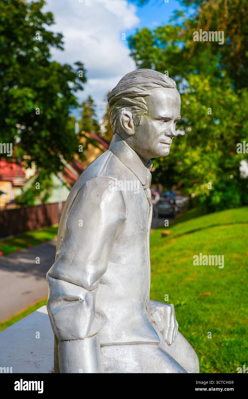 Statue of Olev Siinmaa in Pärnu, the Estonian architect who is best ...