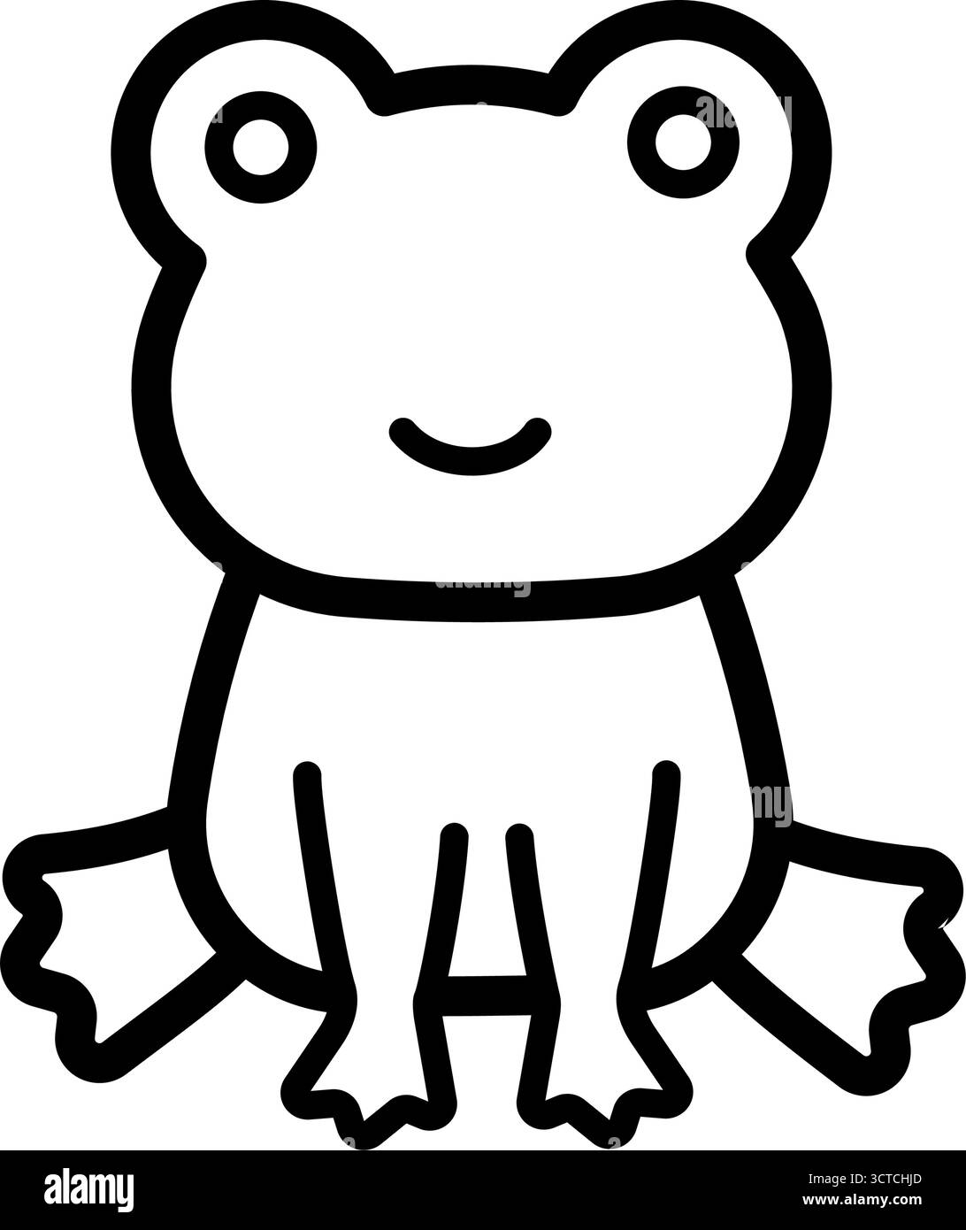 frog - simple vector icon Stock Vector Image & Art - Alamy