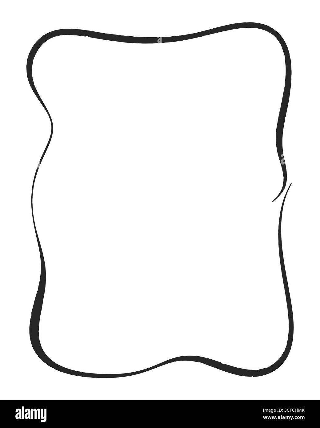 Vector illustration rectangular template Black and White Stock Photos ...