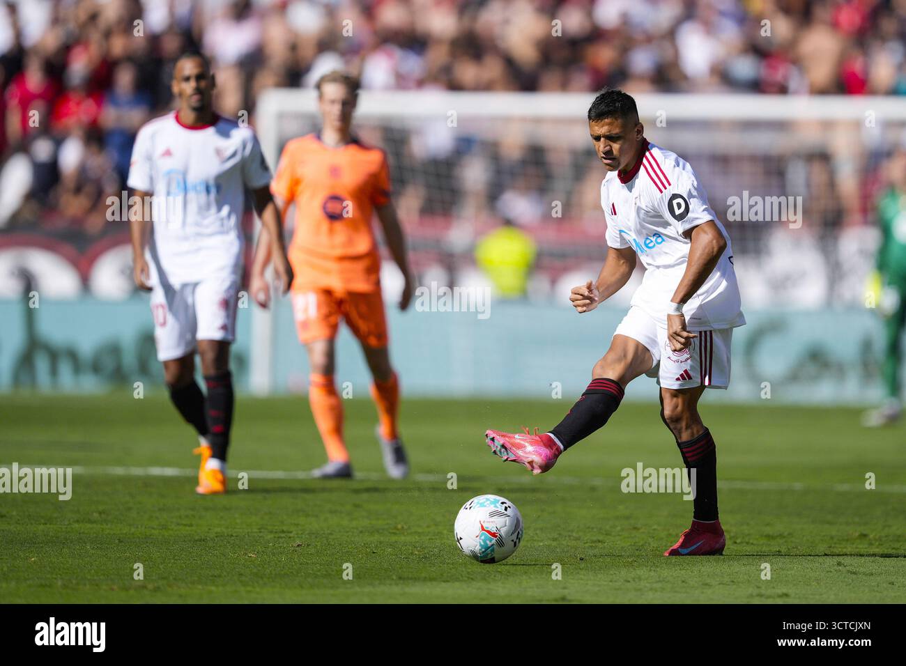 Alexis Sanchez of Sevilla FC during the Spanish championship LaLiga ...