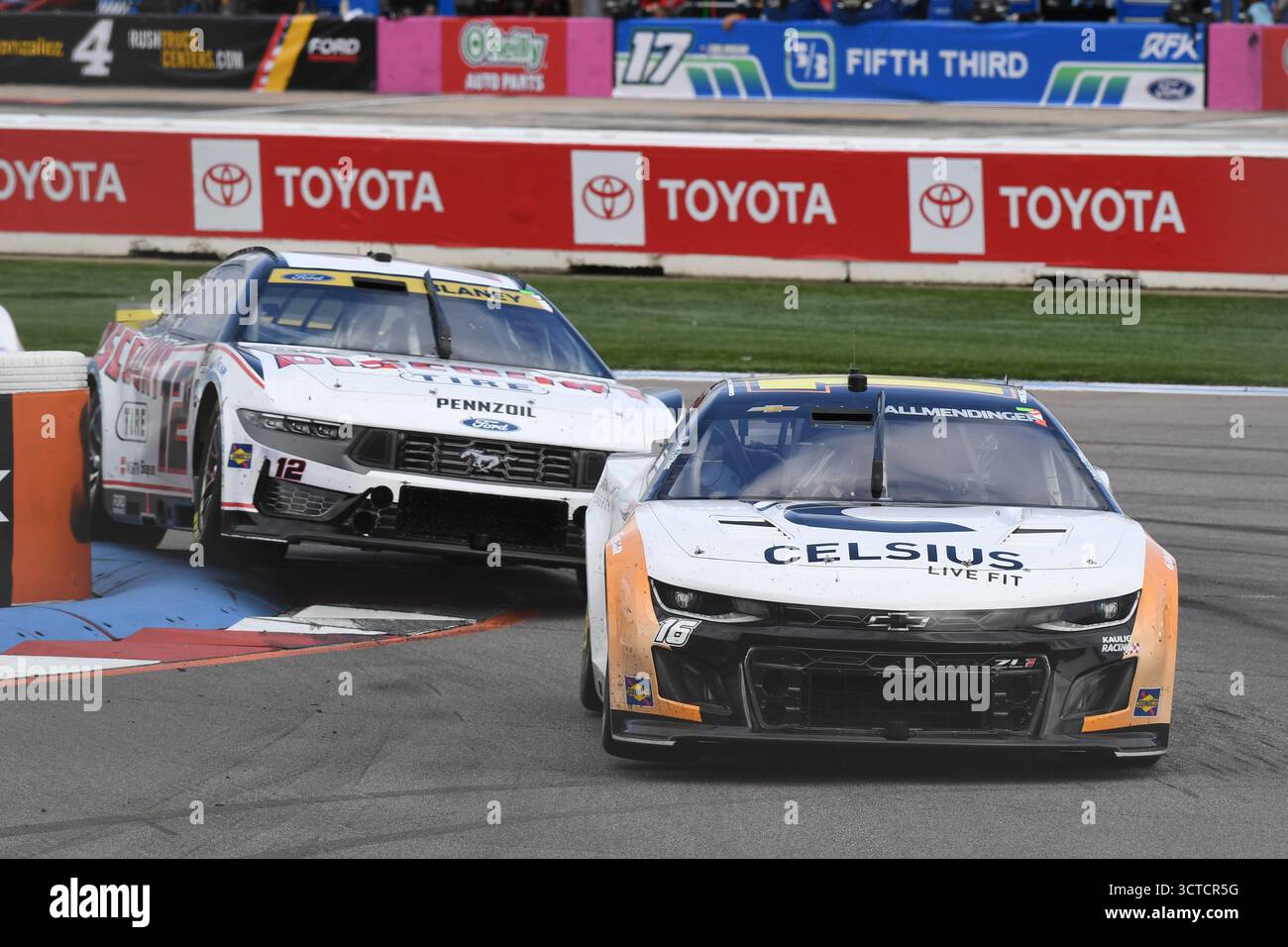 CHARLOTTE, NC - OCTOBER 05: AJ Allmendinger (#16 Kaulig Racing Celsius ...