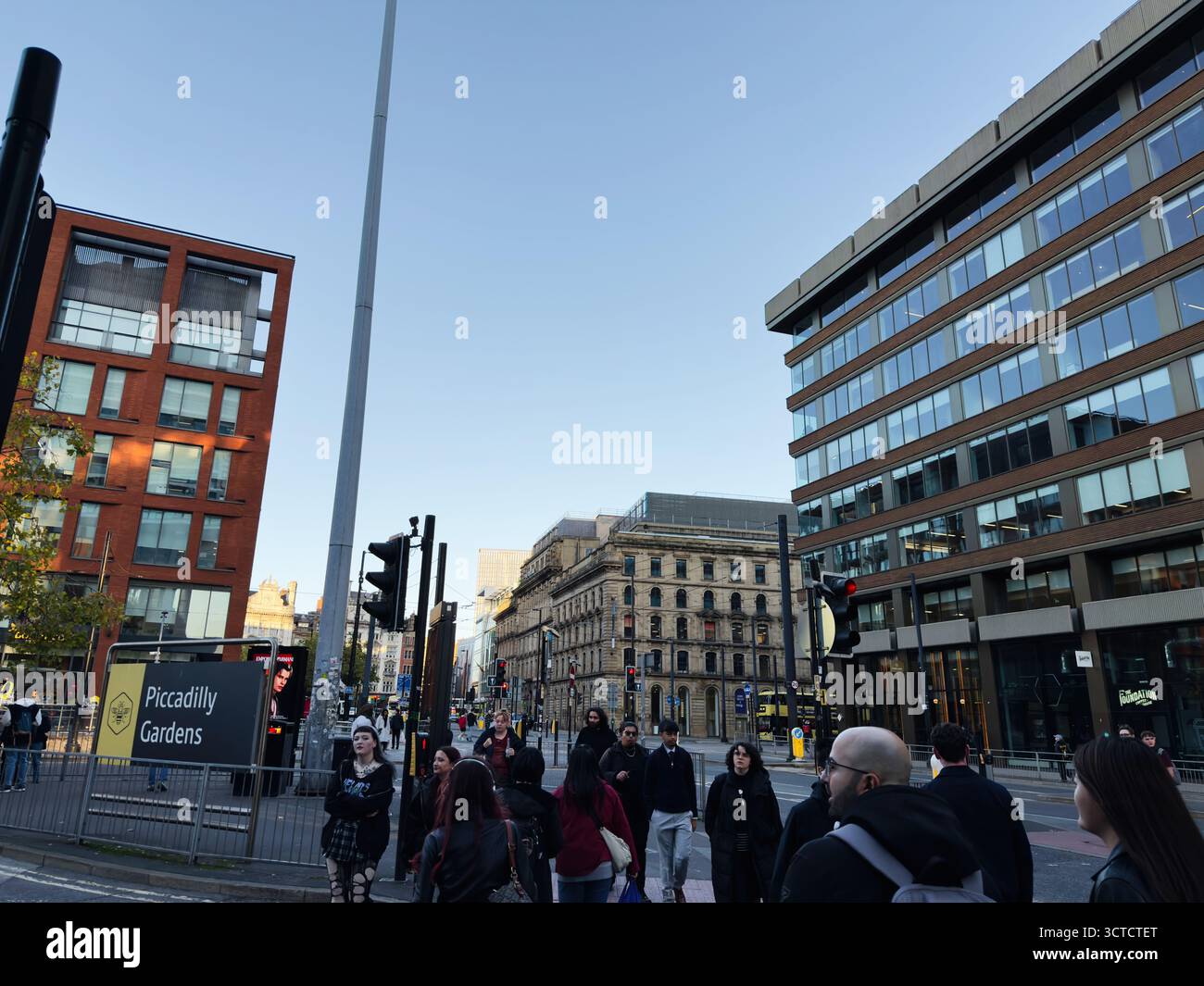 Manchester, UK - September 25, 2025: Crowded Manchester city ...