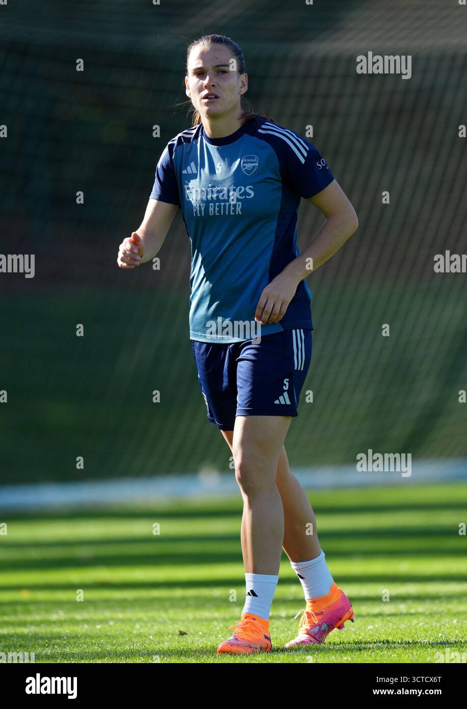 Arsenal's Laia Codina during a training session at the Sobha Realty ...