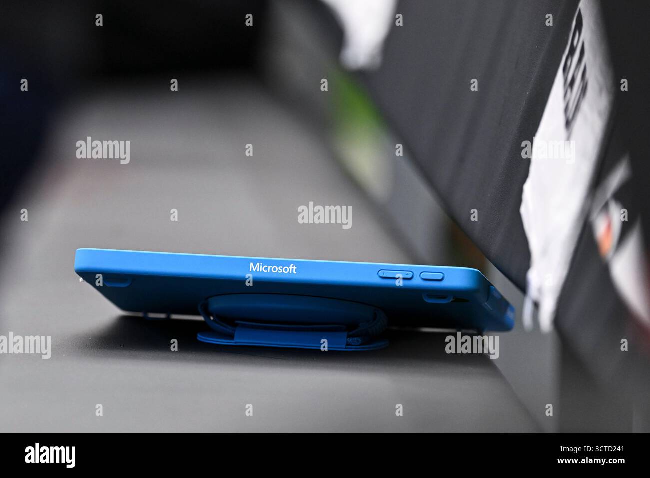 NFL Copilot by Microsoft seen on the sideline at an NFL football game ...
