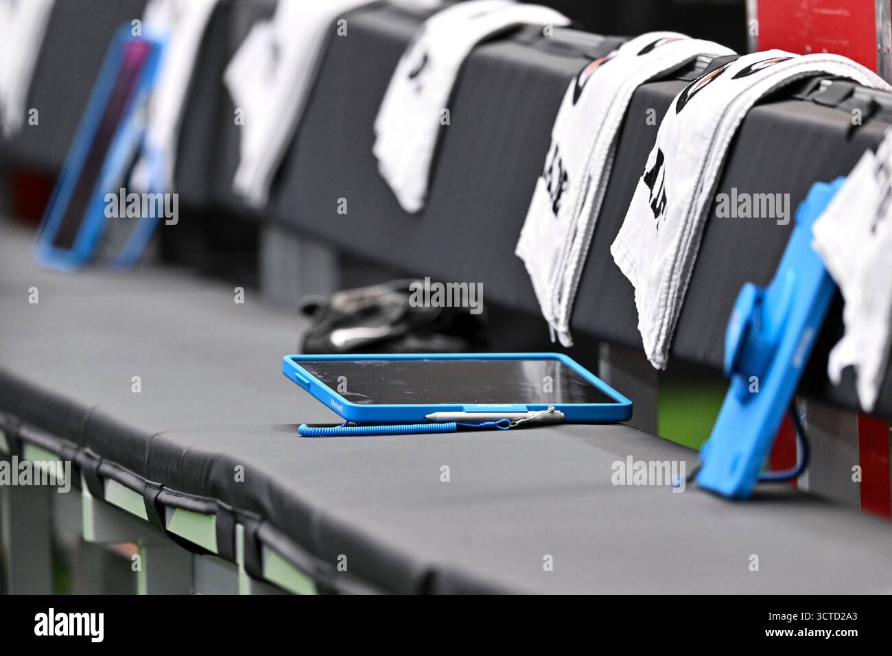 NFL Copilot by Microsoft seen on the sideline at an NFL football game ...