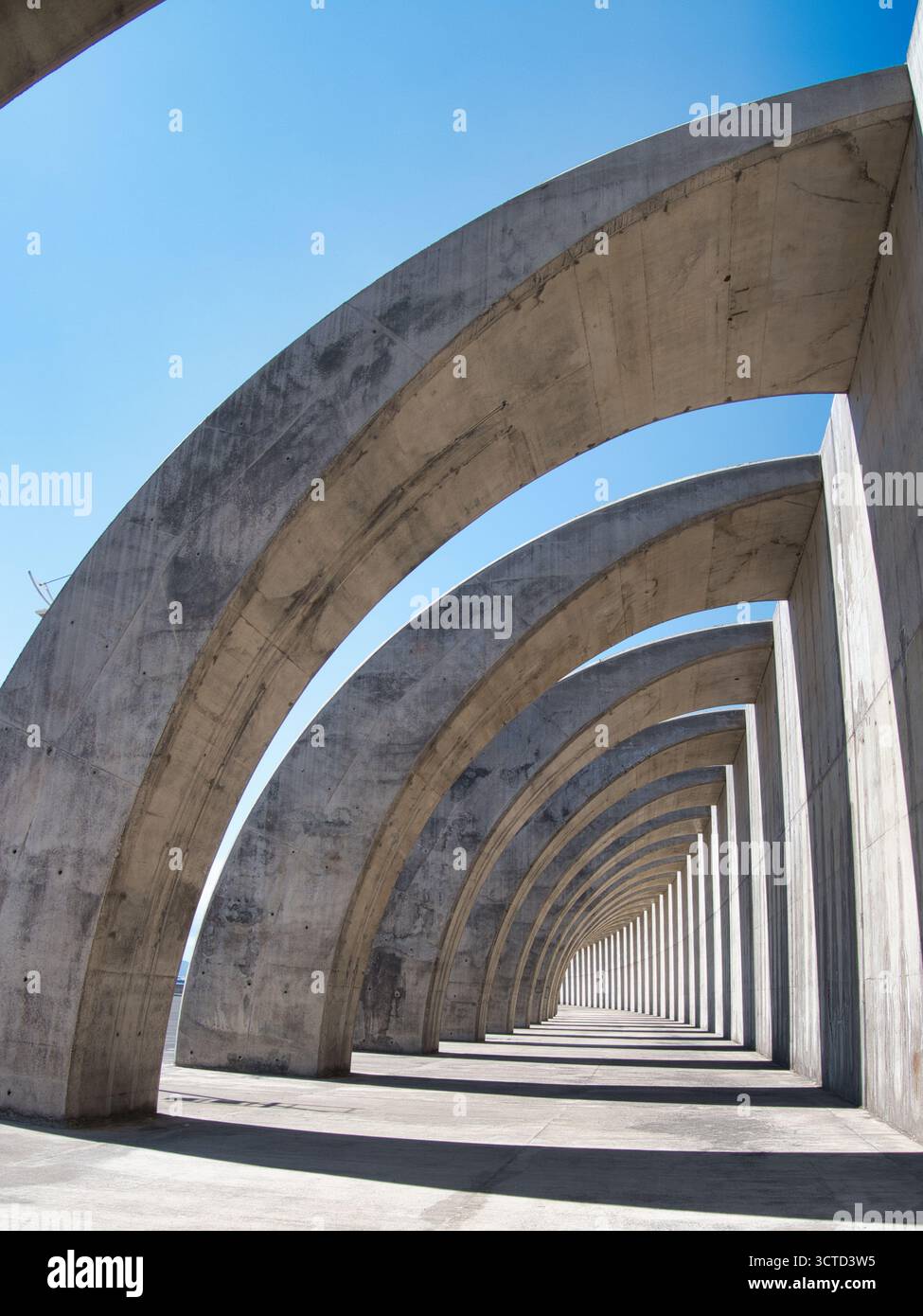 Contemporary Architectural Concrete Arches - Modern concrete structure ...